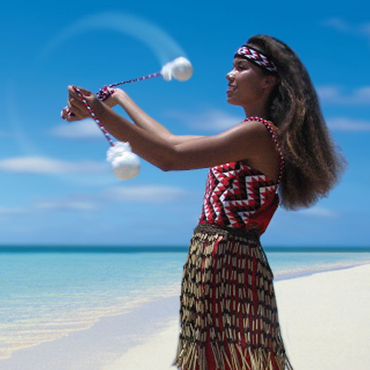 Maori Short Poi Balls – Black Pearl Designs